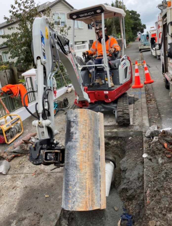 Auckland breaks new ground with electric digger - Inside Government NZ