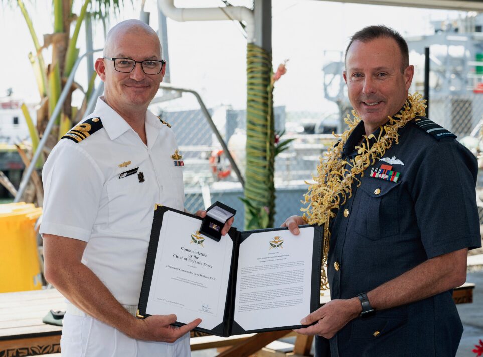 NZDF recognises HMNZS Manawanui rescue responders - Inside Government NZ
